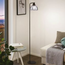 Eglo Beleser Floor Lamp Black - Screwfix