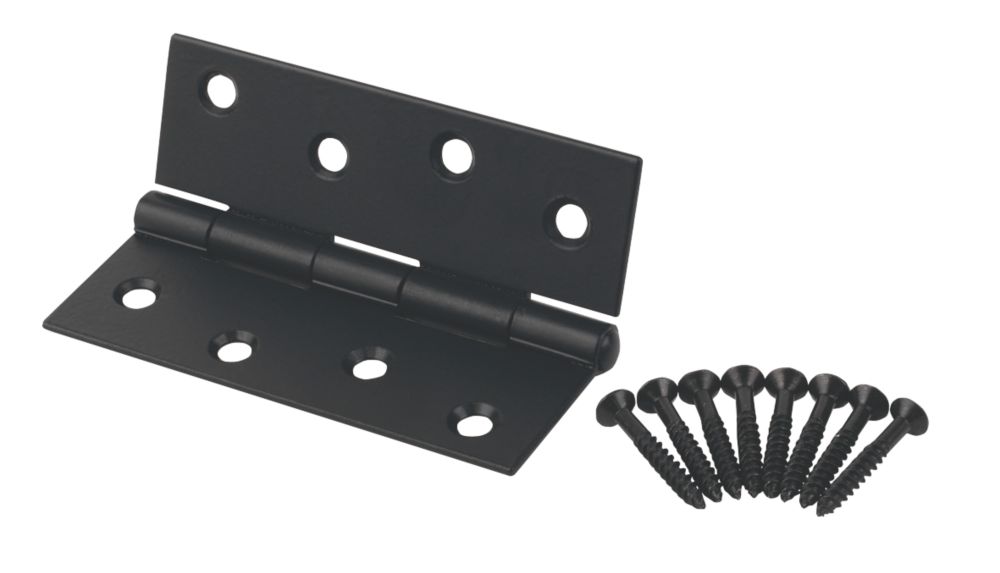 Black Door Hinges | Hinges | Screwfix.com