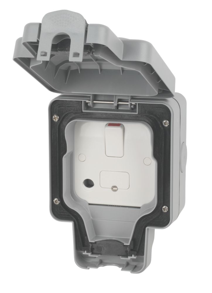 MK IP66 13A Weatherproof Outdoor Switched Fused Spur & Flex Outlet ... MK IP66 13A Weatherproof Outdoor Switched Fused Spur & Flex Outlet ...