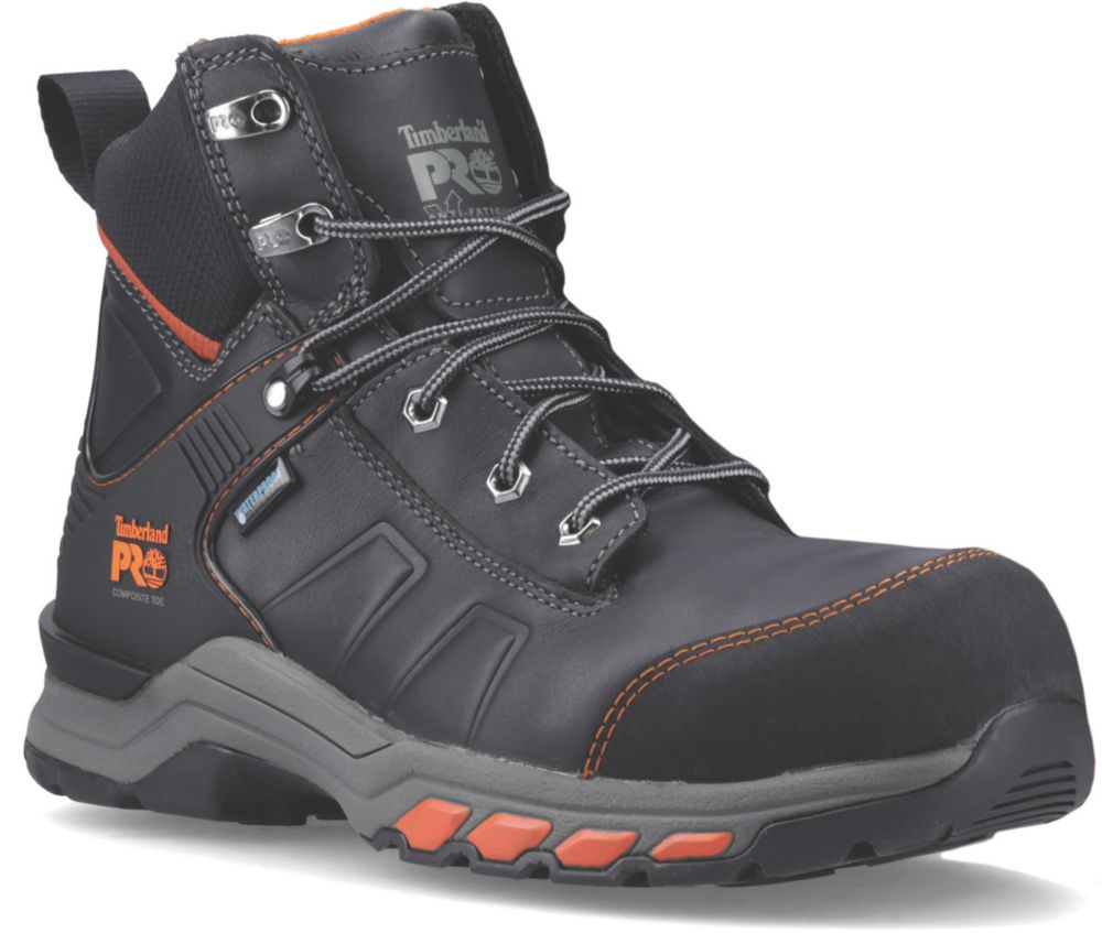 Timberland Pro Hypercharge Size 7 Black Waterproof Safety Boots - Screwfix