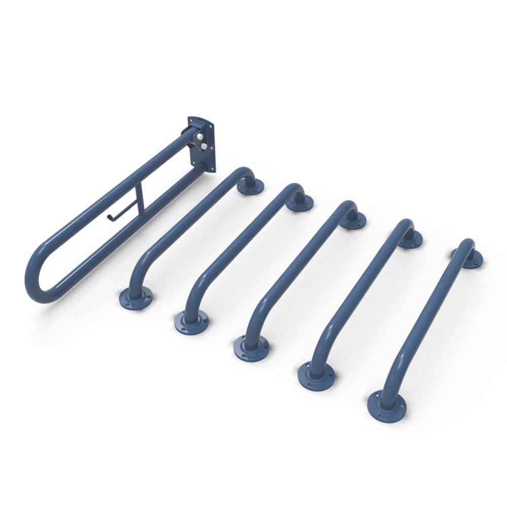 Nymas Doc M Grab Rail Pack Dark Blue 6 Piece Set - Screwfix