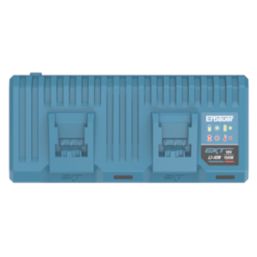 Erbauer 18V Li-Ion EXT Dual Battery Charger - Screwfix
