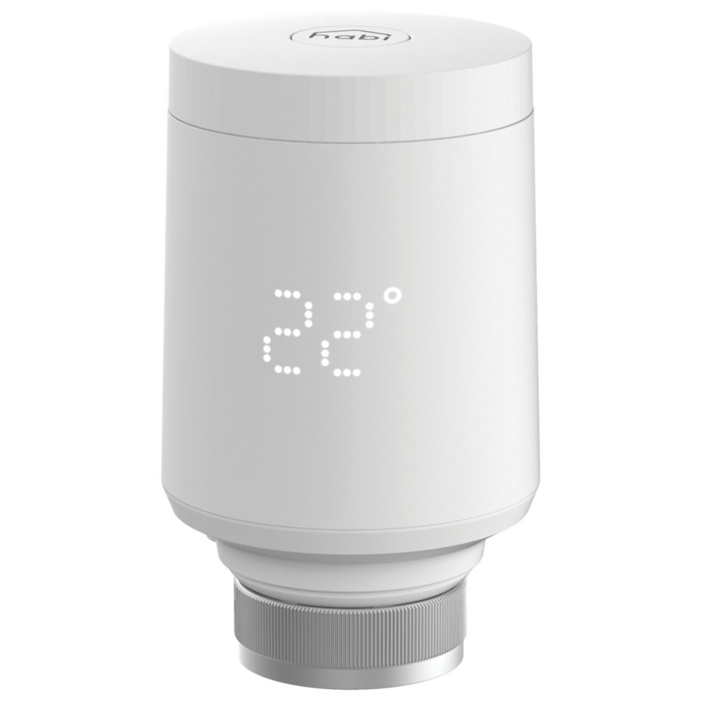 Habi White Smart Thermostatic Radiator Head - Screwfix
