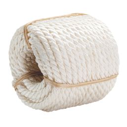 Essentials Twisted Rope White 8mm x 20m - Screwfix