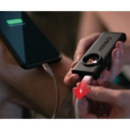 Nebo Slim+ Rechargeable LED Worklight & Powerbank with Power Bank Black ...