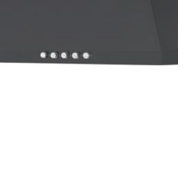 Essentials NNCHHB60UK Chimney Hood Black 598mm - Screwfix