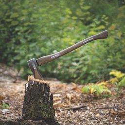 Roughneck Hickory Handle Splitting Maul 4 1/2lb (2.0kg) - Screwfix