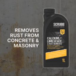 Scrubb Calcium, Limescale & Rust Remover 1Ltr - Screwfix
