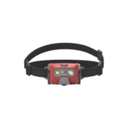 LEDlenser HF6R Core Rechargeable LED Head Torch Red 800lm - Screwfix