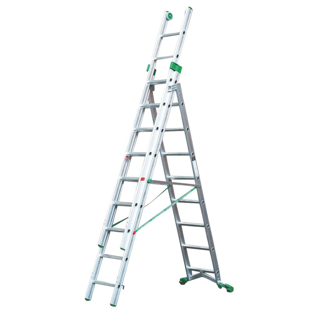 TB Davies Aluminium 6.25m Combination Ladder - Screwfix
