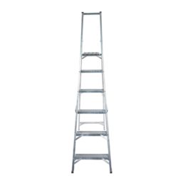 Lyte Aluminium 2.16m 6 Step Platform Step Ladder - Screwfix