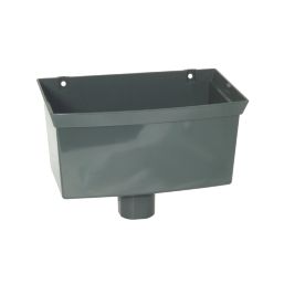FloPlast Gutter Hopper 65-68mm Anthracite Grey - Screwfix