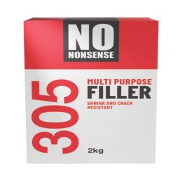 No Nonsense 305 Powder Filler White 2kg - Screwfix