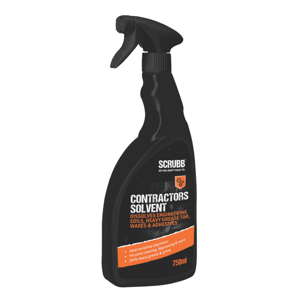 Scrubb Contractors Solvent 750ml - Screwfix