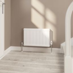Flomasta 400mm x 600mm 1959BTU White Type 21 Convector Radiator - Screwfix