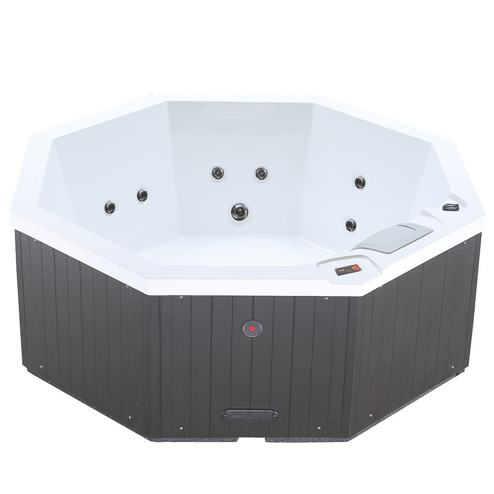 Canadian Spa Company KH-10095 14-Jet Octagonal 6 Person Hot Tub 1.88m x ...