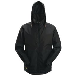 Snickers 1304 Waterproof Shell Jacket Black Medium 39" Chest - Screwfix