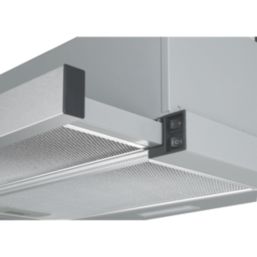 Essentials Cooker Hood 598mm Stainless Steel - Screwfix