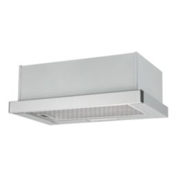 Essentials Cooker Hood 598mm Stainless Steel - Screwfix