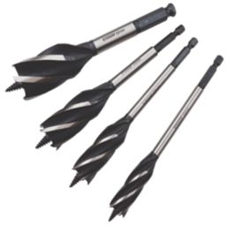 Erbauer Auger Drill Bit Set 4 Pieces - Screwfix