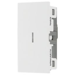 British General 20A Modular DP Key Switch White - Screwfix