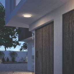 Philips SuperSlim LED Ceiling Light IP54 White 15W 1300lm - Screwfix