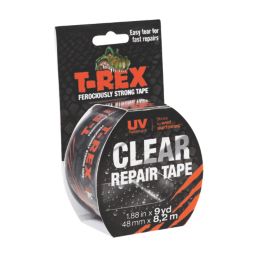 T-Rex Repair Tape Clear 8.2m x 48mm - Screwfix