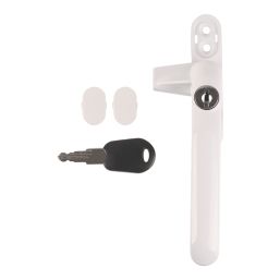 Smith & Locke Right-Handed Window Handle White - Screwfix