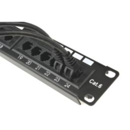 Philex Black Unshielded RJ45 Cat 6 Ethernet Cables 3m 10 Pack - Screwfix