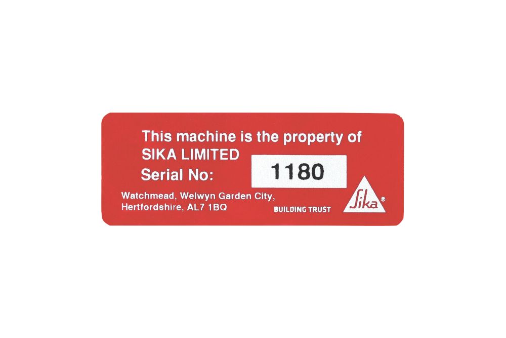 Asset Protect Asset Tags Red 19mm x 38mm 100 Pack - Screwfix