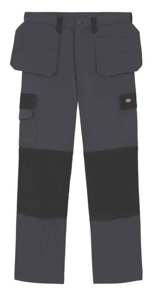 Dickies Everyday Work Trousers with Holster Pockets Black 34" W 32" L ...