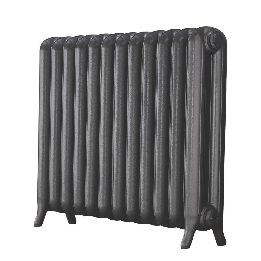 Arroll 748mm x 946mm 4536BTU Cast Grey Cast Iron 2 Column Radiator ...