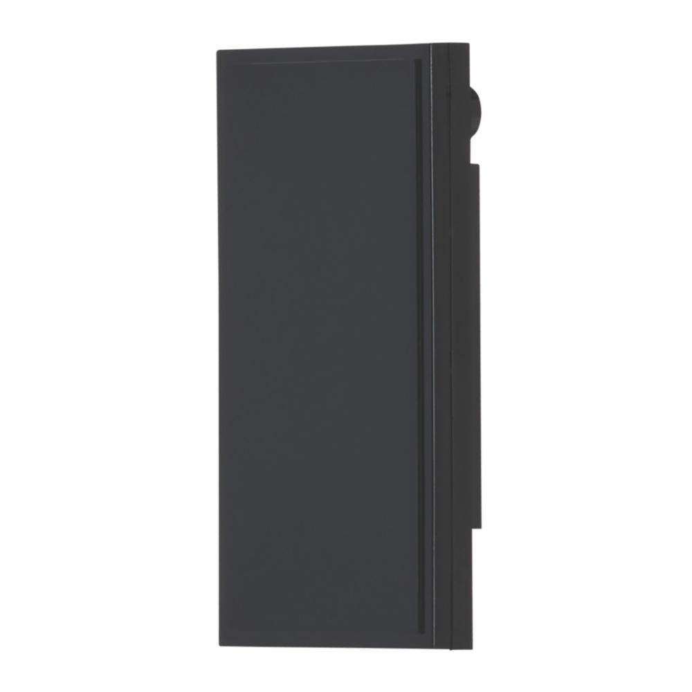 Contactum 1-Module Modular Blanking Plate Black - Screwfix