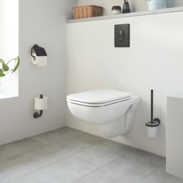 Grohe Start Accessories Spare Toilet Roll Holder Matt Black - Screwfix