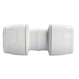 Hep2O Plastic Push-Fit Equal Keyless Coupler 15mm - Screwfix