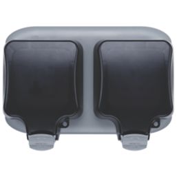 Masterplug IP66 13A 1-Gang Weatherproof Outdoor Unswitched Active Plug ...