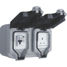 Masterplug IP66 13A 1-Gang Weatherproof Outdoor Unswitched Active Plug ...
