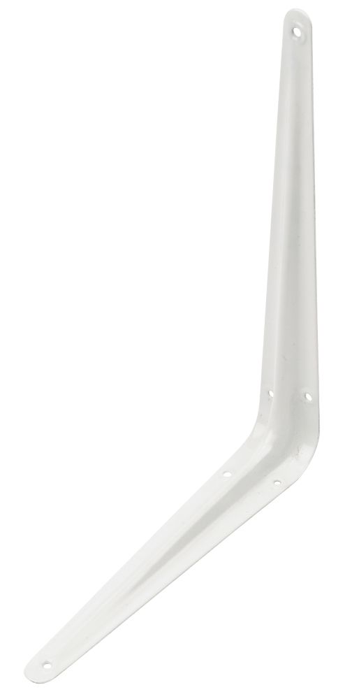 Essentials London Brackets White 300mm x 350mm 20 Pack - Screwfix
