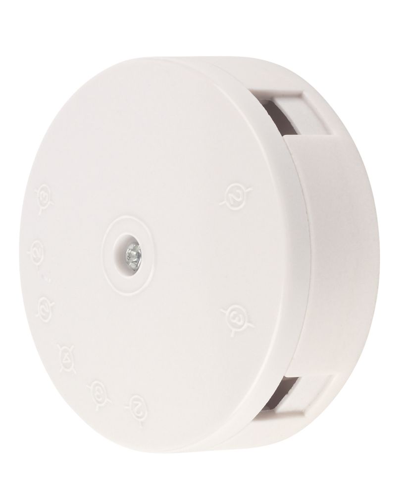 Essentials 5A 4-Terminal Junction Box White - Screwfix