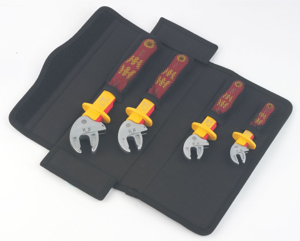 Wera 6004 Joker VDE 4 Set 1 Ratchet Combination VDE Self-Setting ...