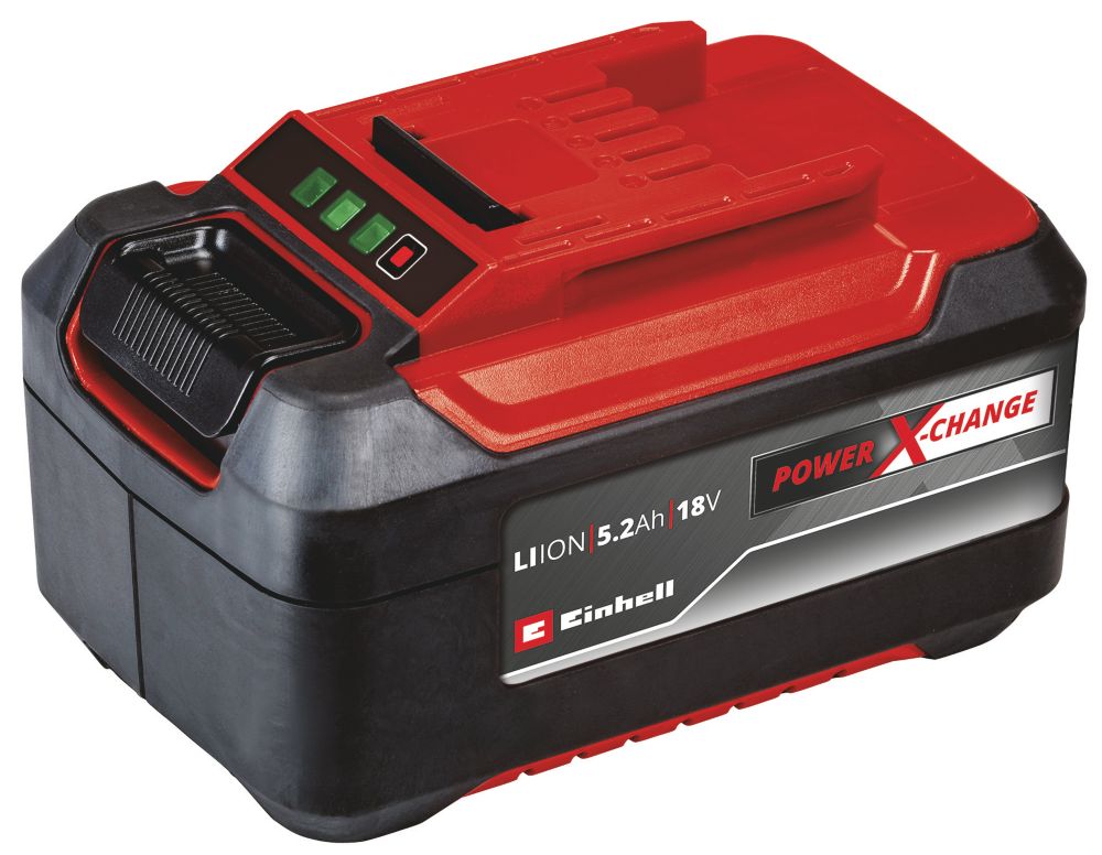 Einhell 18V 5.2Ah Li-Ion Power X-Change Battery - Screwfix