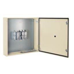 Contactum DFS400K 400A 3P+N+E Fused 3-Phase Enclosed Switch Fuse - Screwfix