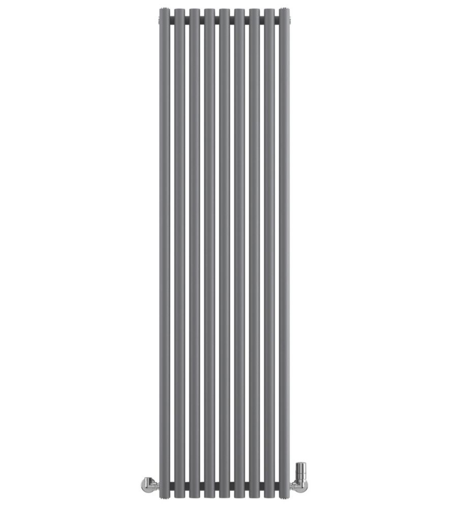 Terma Rolo-Room 1800mm x 480mm 3516BTU Dark Grey Vertical Designer ...