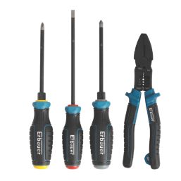 Erbauer Hand Tool Kit 4 Pieces - Screwfix