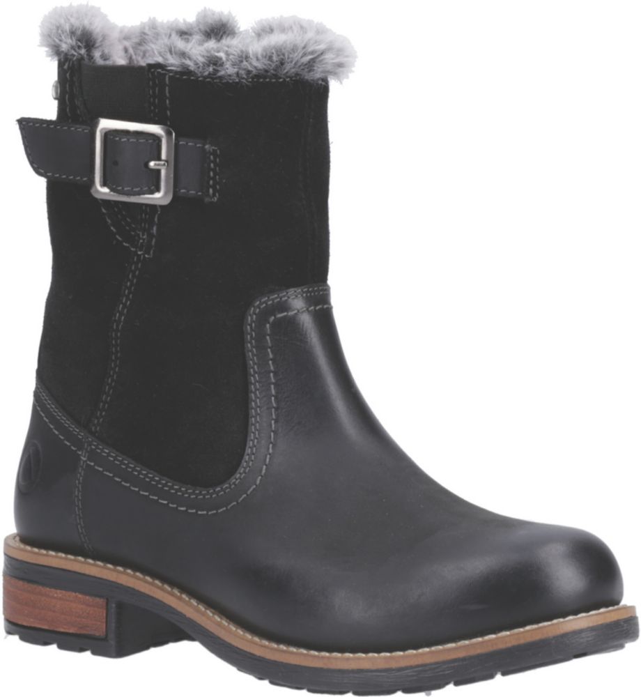 Cotswold Kemerton Size 7 Womens Black Waterproof Lace & Zip Non Safety ...