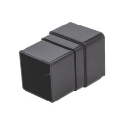 FloPlast Square Socket Black 65mm - Screwfix