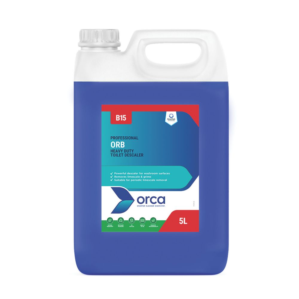 Orca B15 Heavy Duty Toilet Descaler 5Ltr - Screwfix