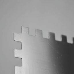 Faithfull 6mm Notched Tile Adhesive Trowel 11" x 4.5" - Screwfix