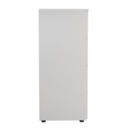 TC Group Essentials 4-Drawer Filing Cabinet White 464mm x 1390mm - Screwfix