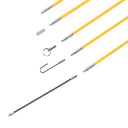 C.K Mighty Rod PRO 6mm Flexible Cable Rod Starter Set 5m 8 Pieces ...